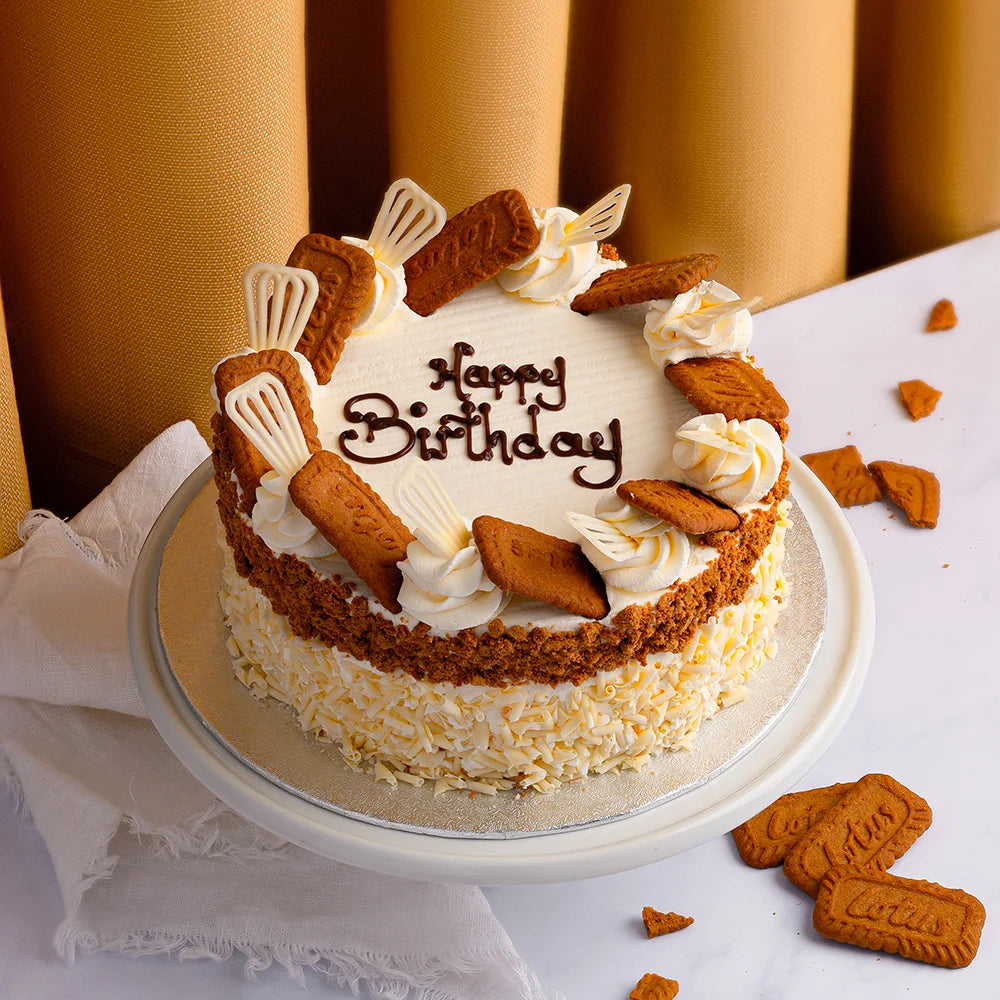 Biscoff Vanilla Cake – CakeCo